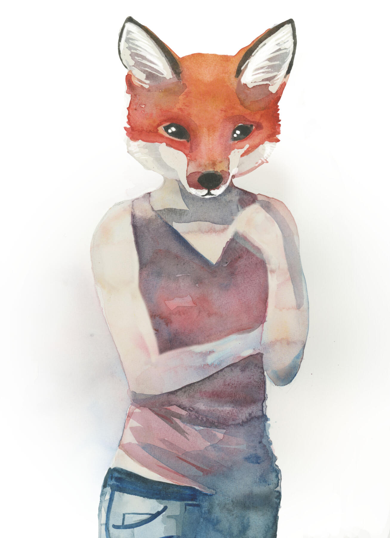 Illustration “Feeling foxy” - Illustratörcentrum