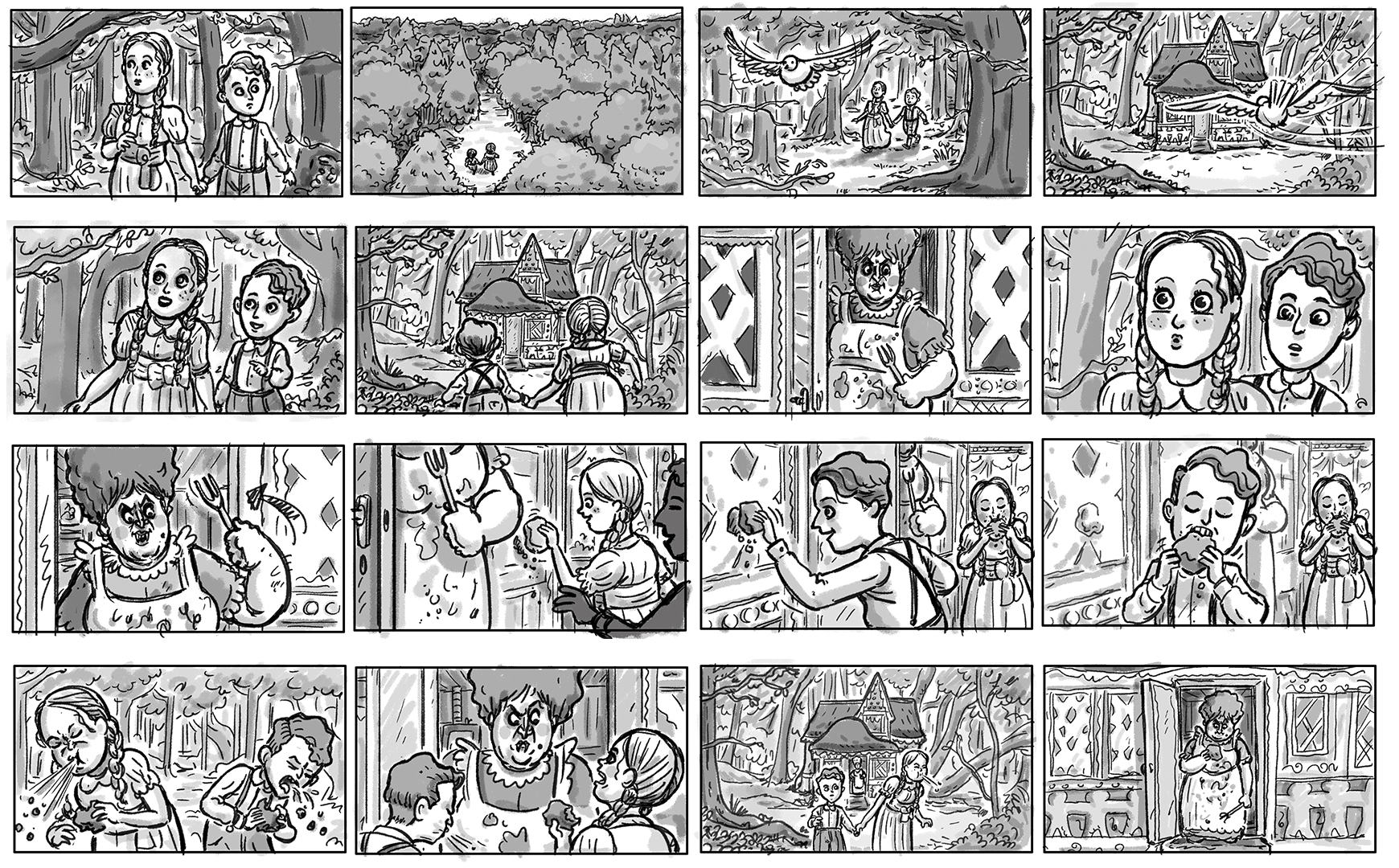 Storyboard "City Gross" - Illustratörcentrum
