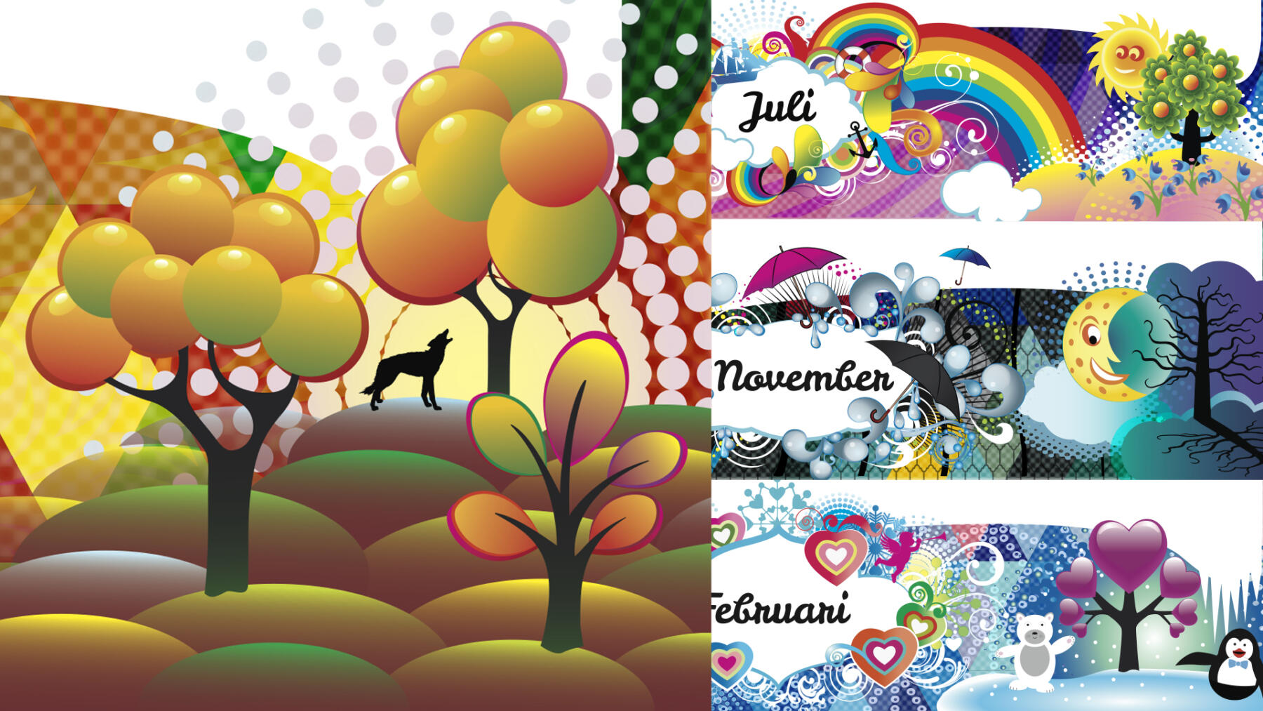 Kalender - Grafiskt godis - Illustratörcentrum