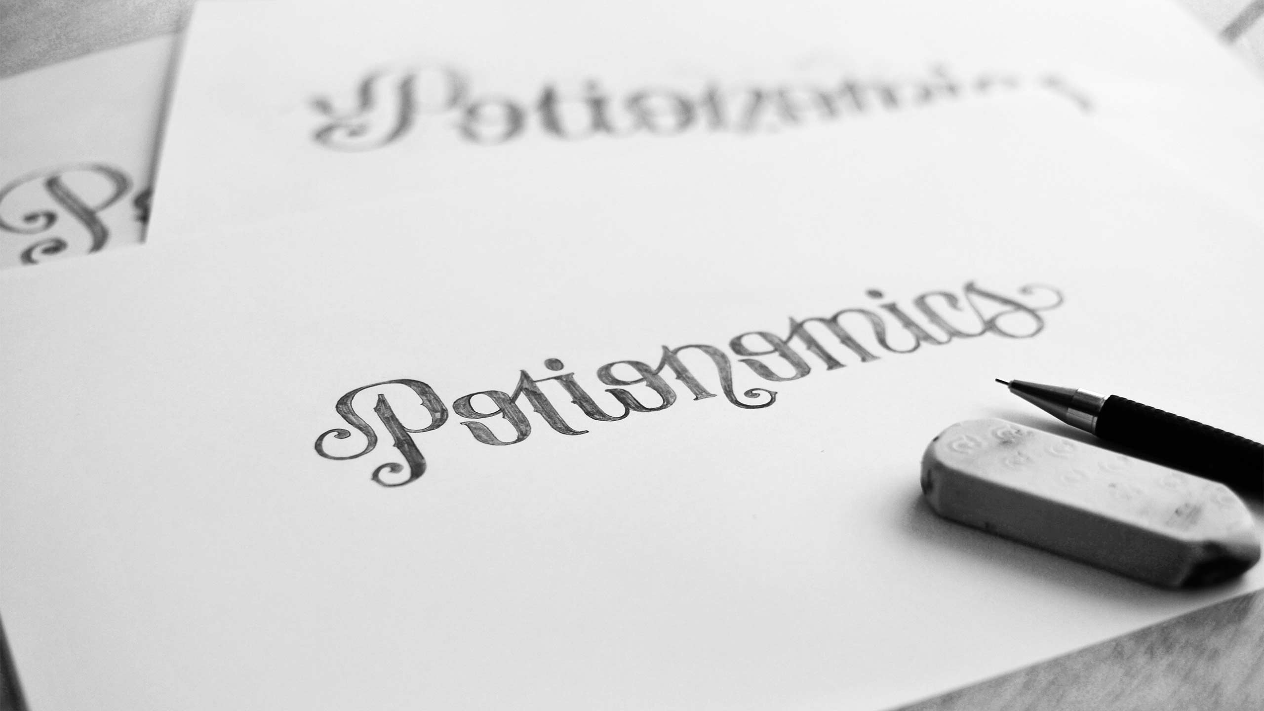 Logotyp för Potionomics - Illustratörcentrum