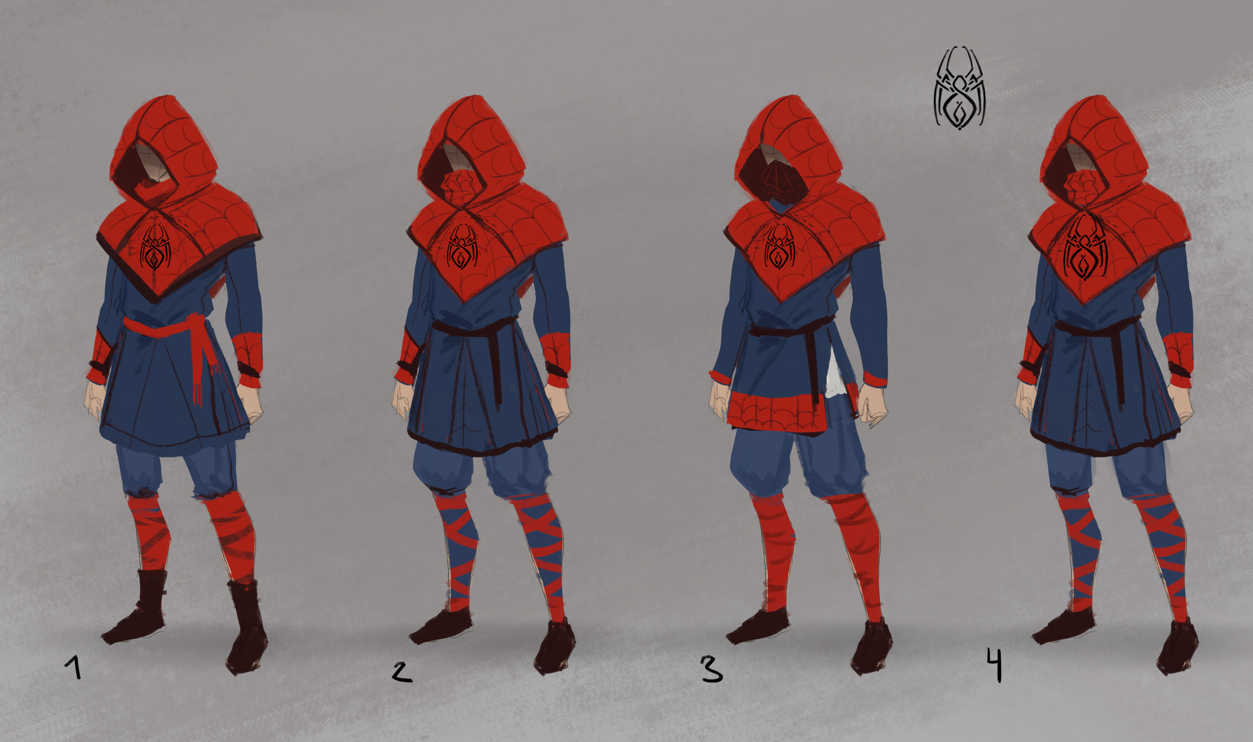 Viking-inspired Spider-Man - Illustratörcentrum
