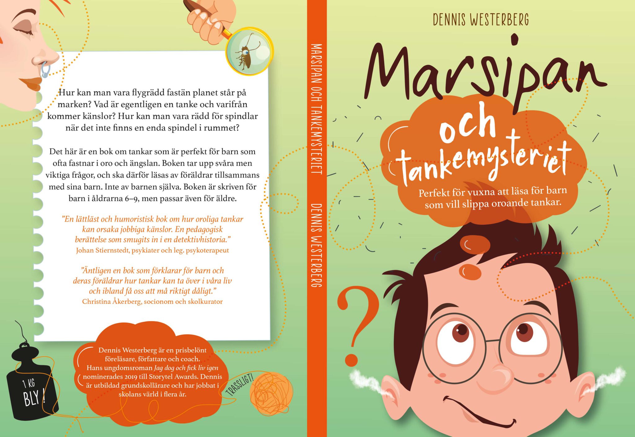 Bokomslag "Marsipan och tankemysteriet" - Illustratörcentrum