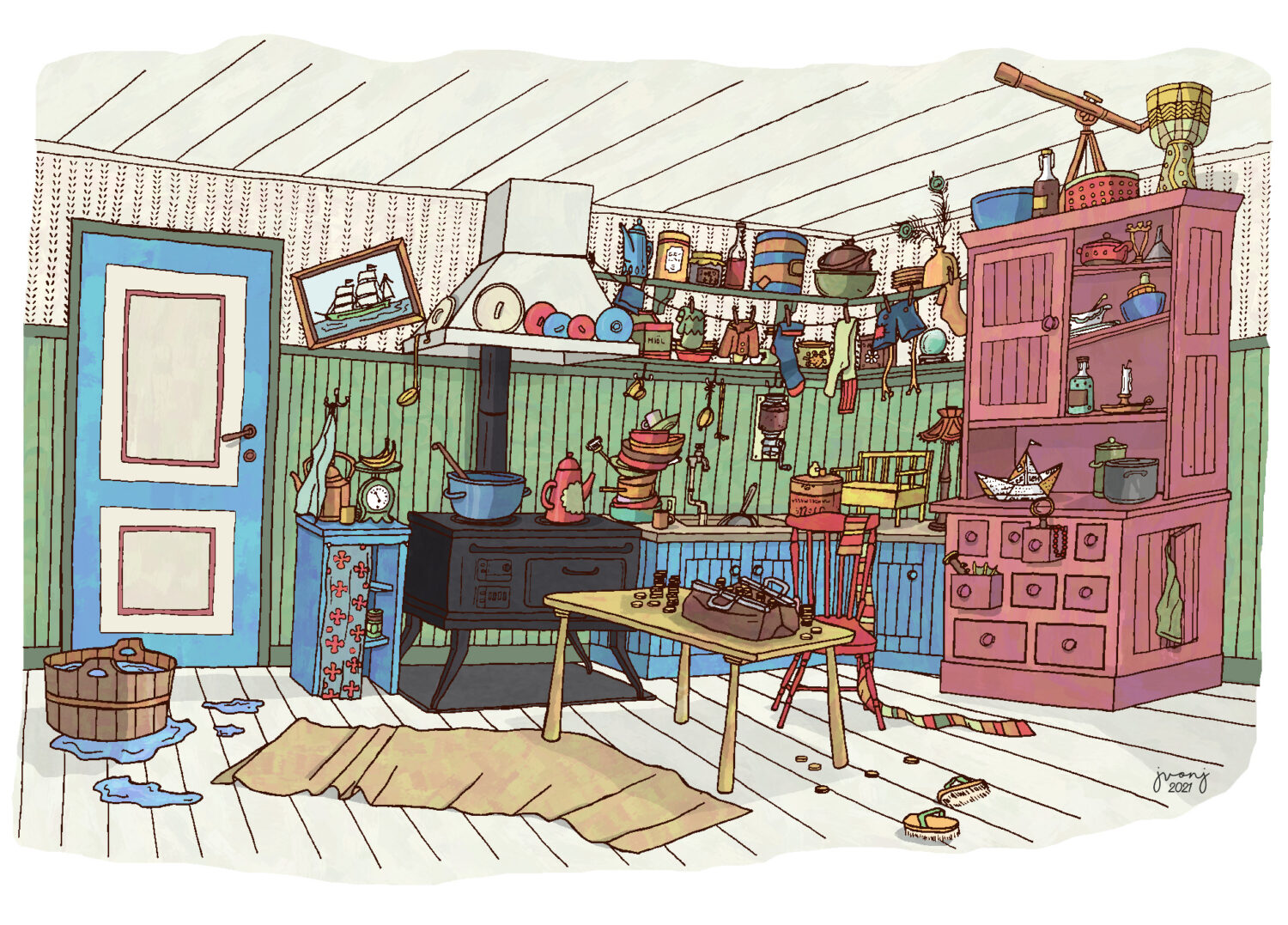 "Hemma hos Pippi" - Illustratörcentrum