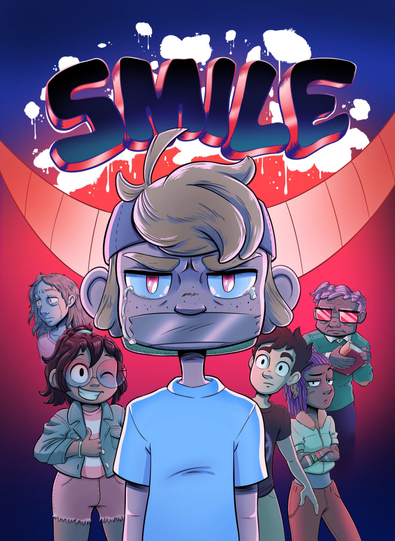 ”Smile”, grafisk roman, eget projekt - Illustratörcentrum