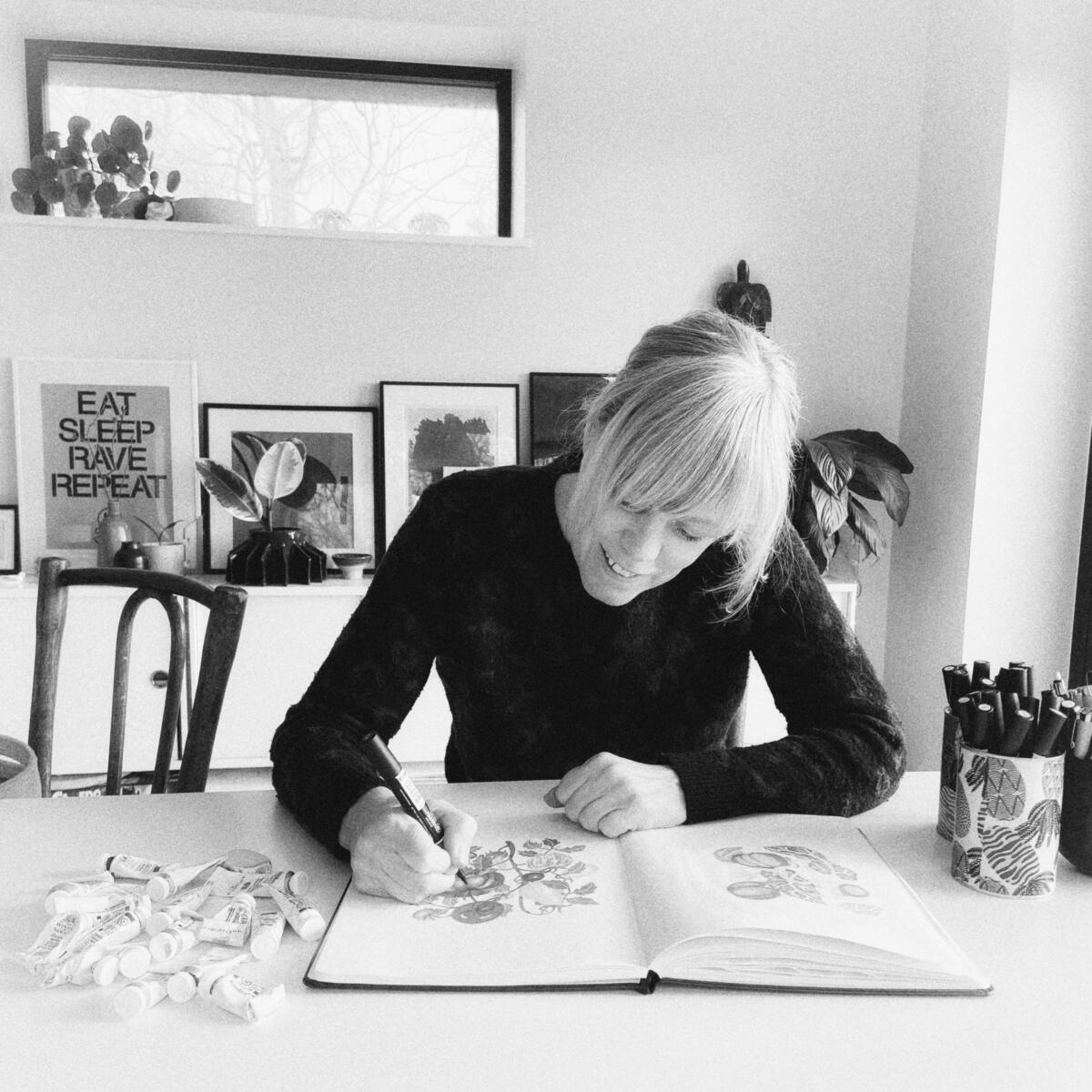 Kicki Fjell at Illustratörcentrum