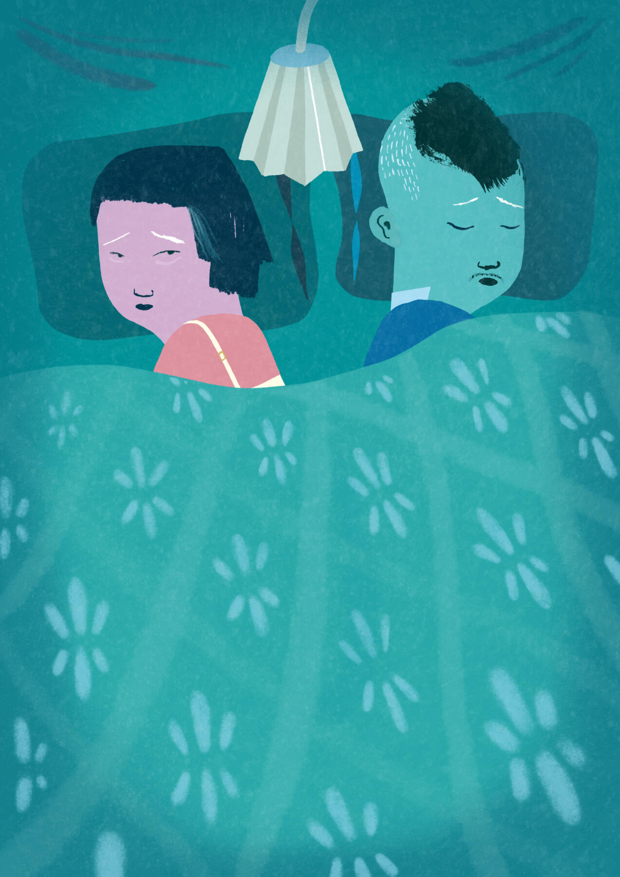 Illustrationer till boken Sorg och saknad (text av Emma Frey-Skøtt ...