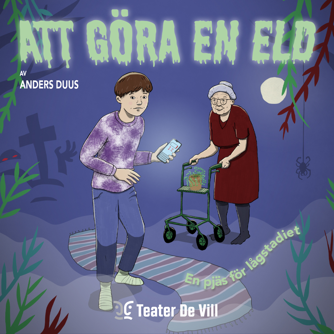 Affisch, teaterföreställning för barn - Illustratörcentrum