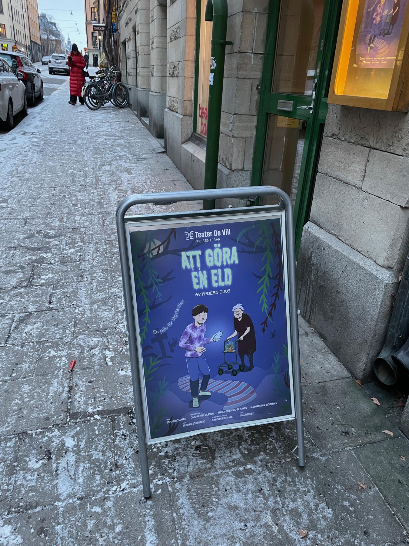 Affisch, teaterföreställning för barn - Illustratörcentrum