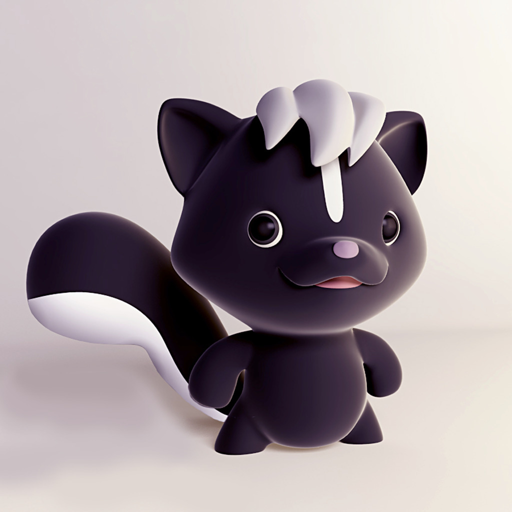 3D Skunk - Illustratörcentrum