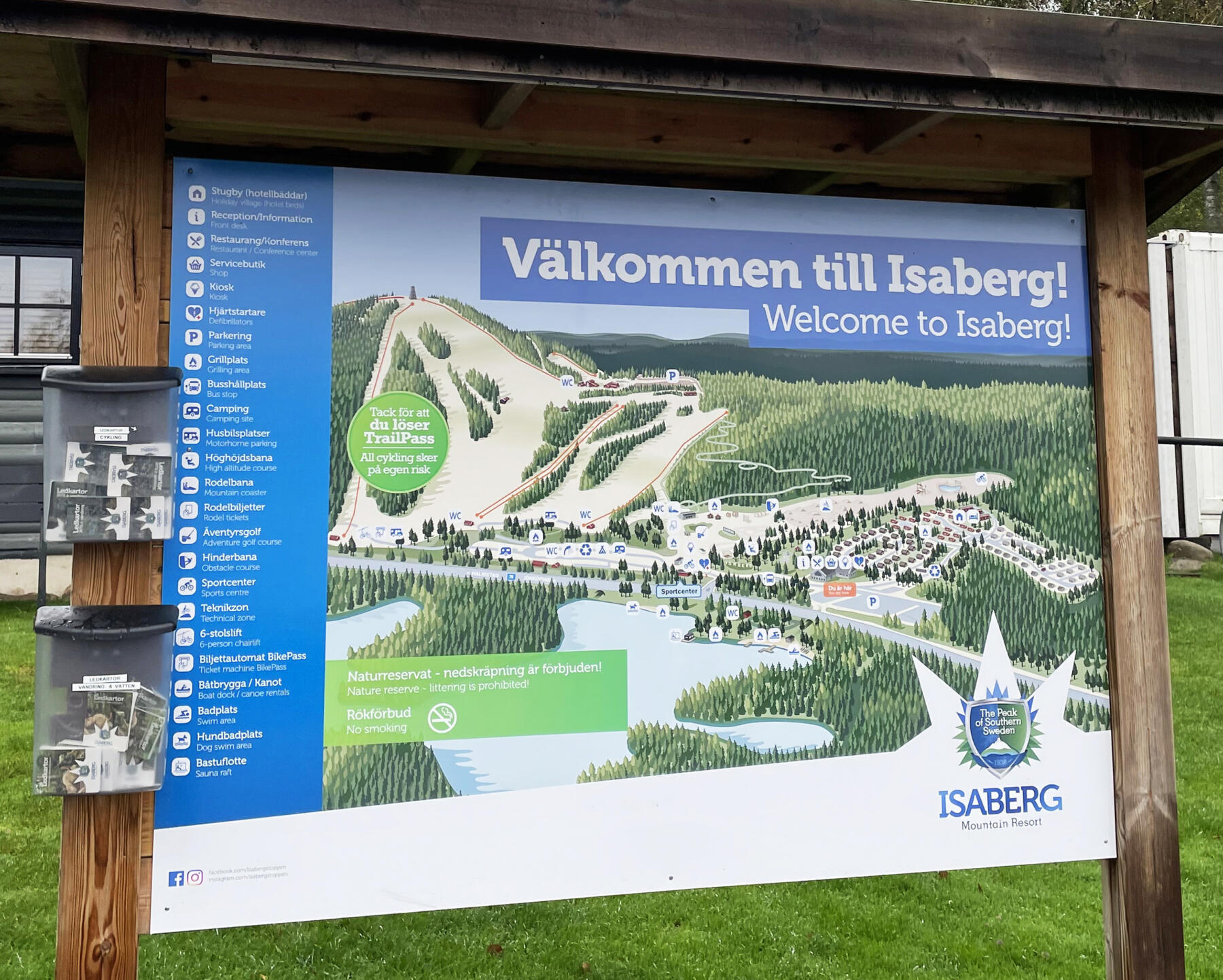 MTB-karta Isaberg - Illustratörcentrum