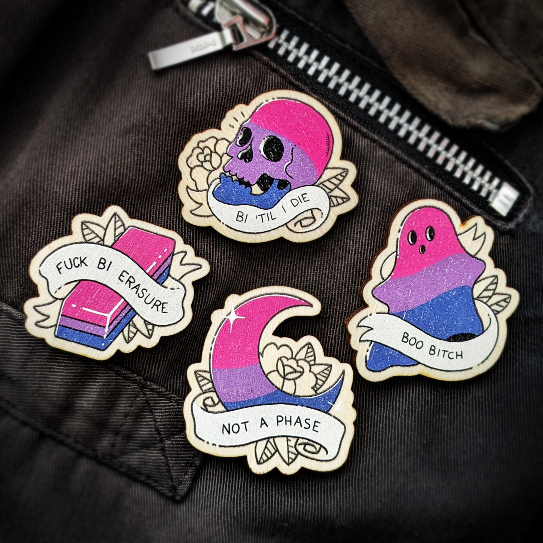 Bi Pride merch - Illustratörcentrum