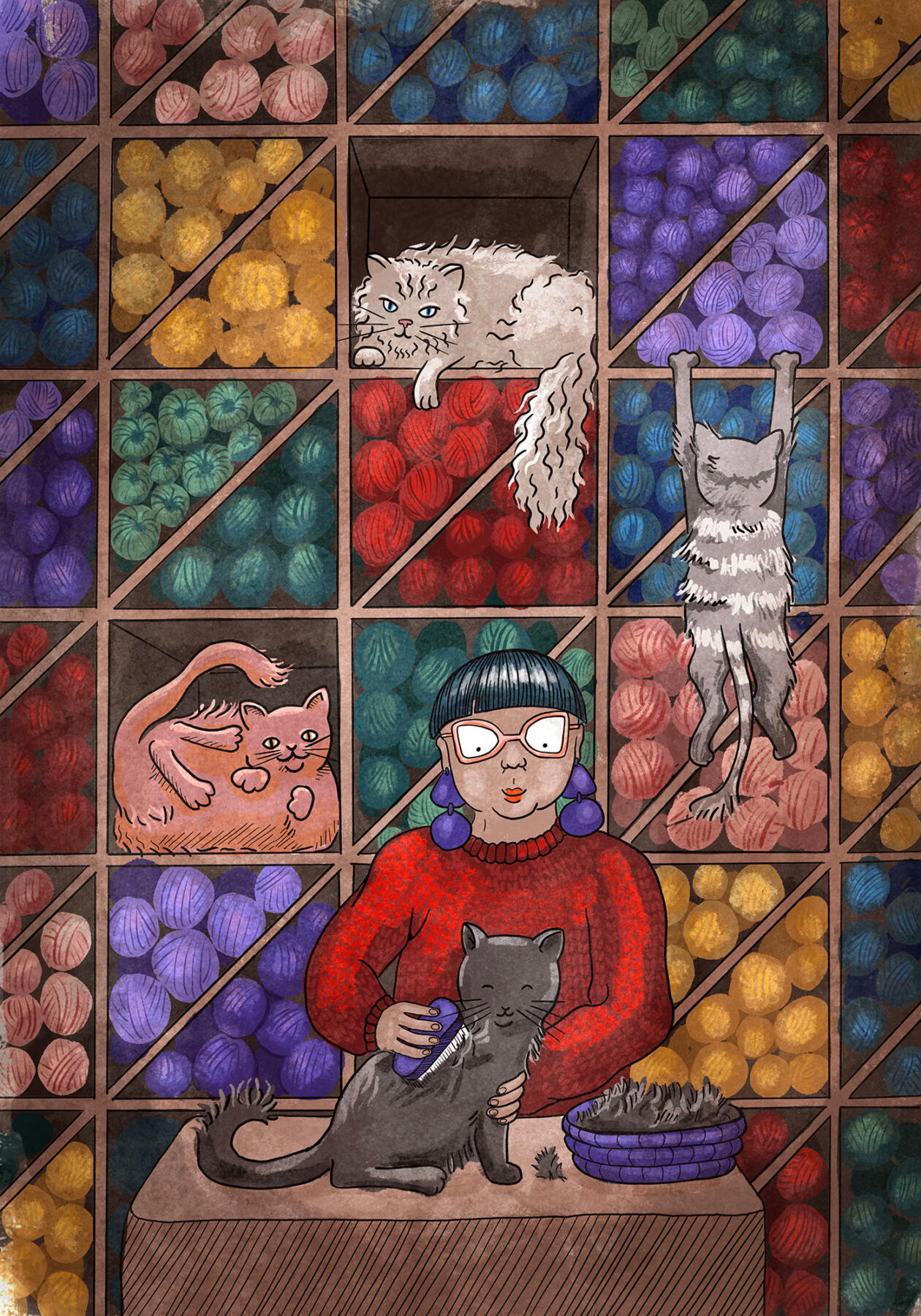 Majken Malm och de försvunna katterna - Illustratörcentrum