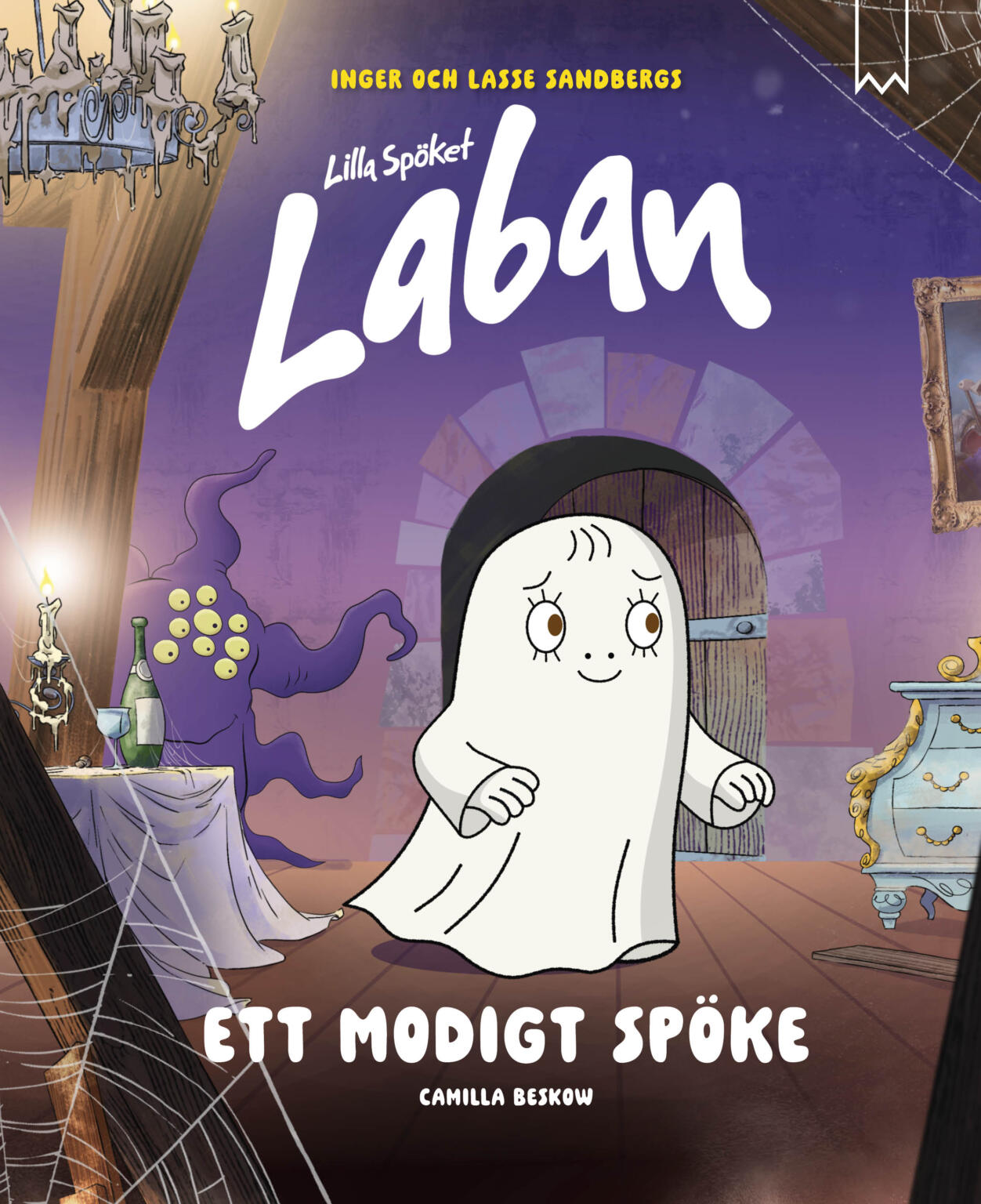 Lilla spöket Laban - omslagsdesigns - Illustratörcentrum